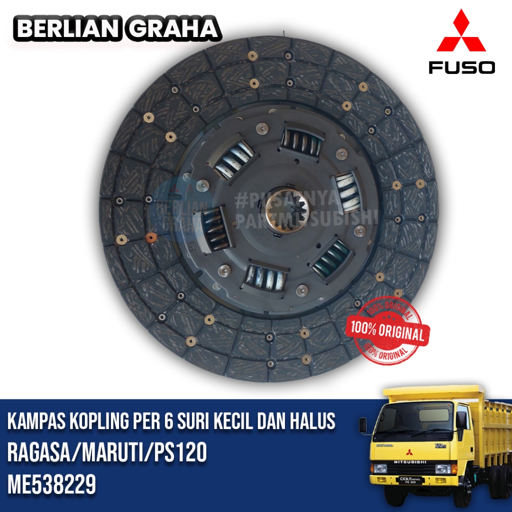 Jual Kampas Kopling Ragasa / Maruti PS120 Per 6 Suri Kecil dan Halus ...