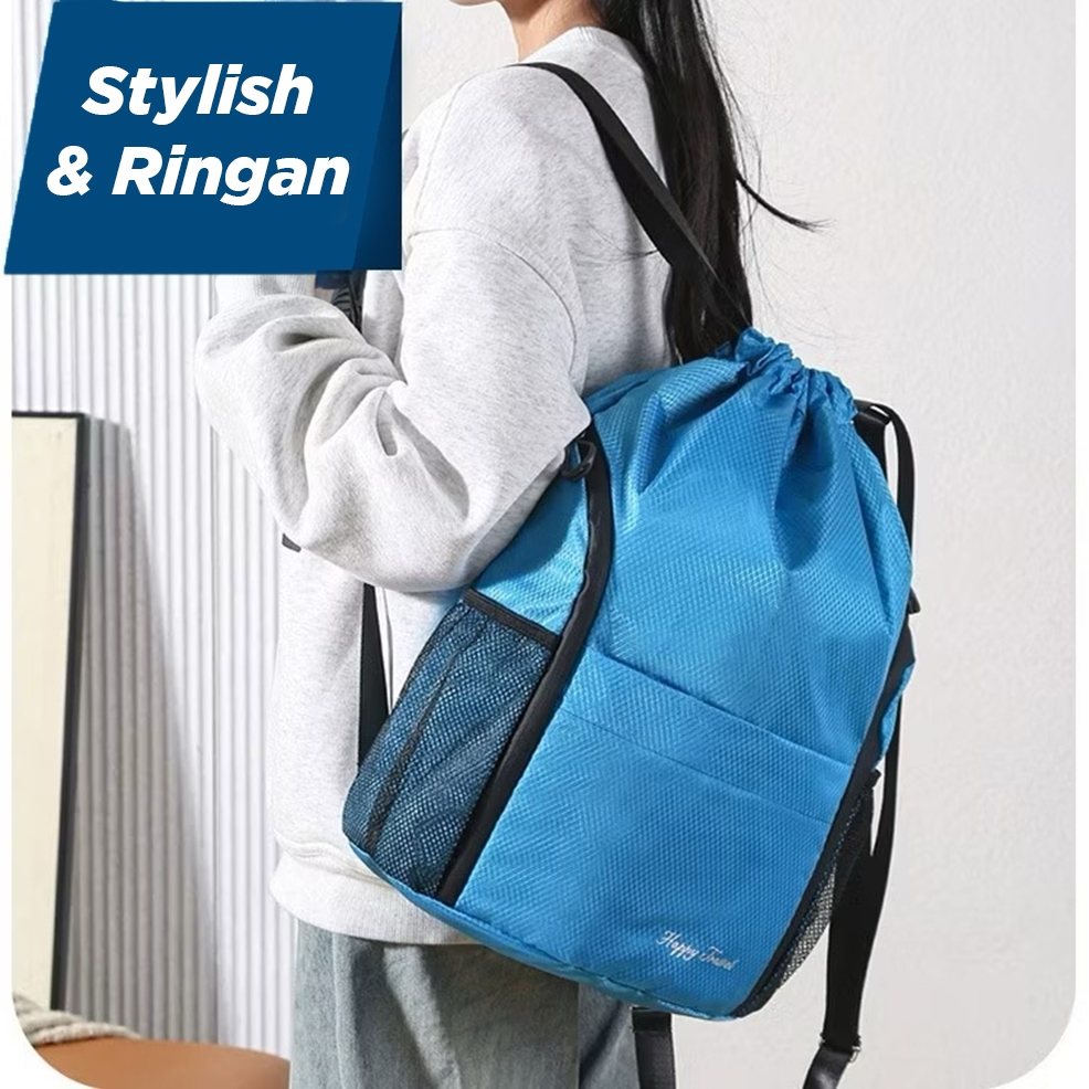 Jual Ransel Serut Kain Oxford Tahan Air | Shopee Indonesia