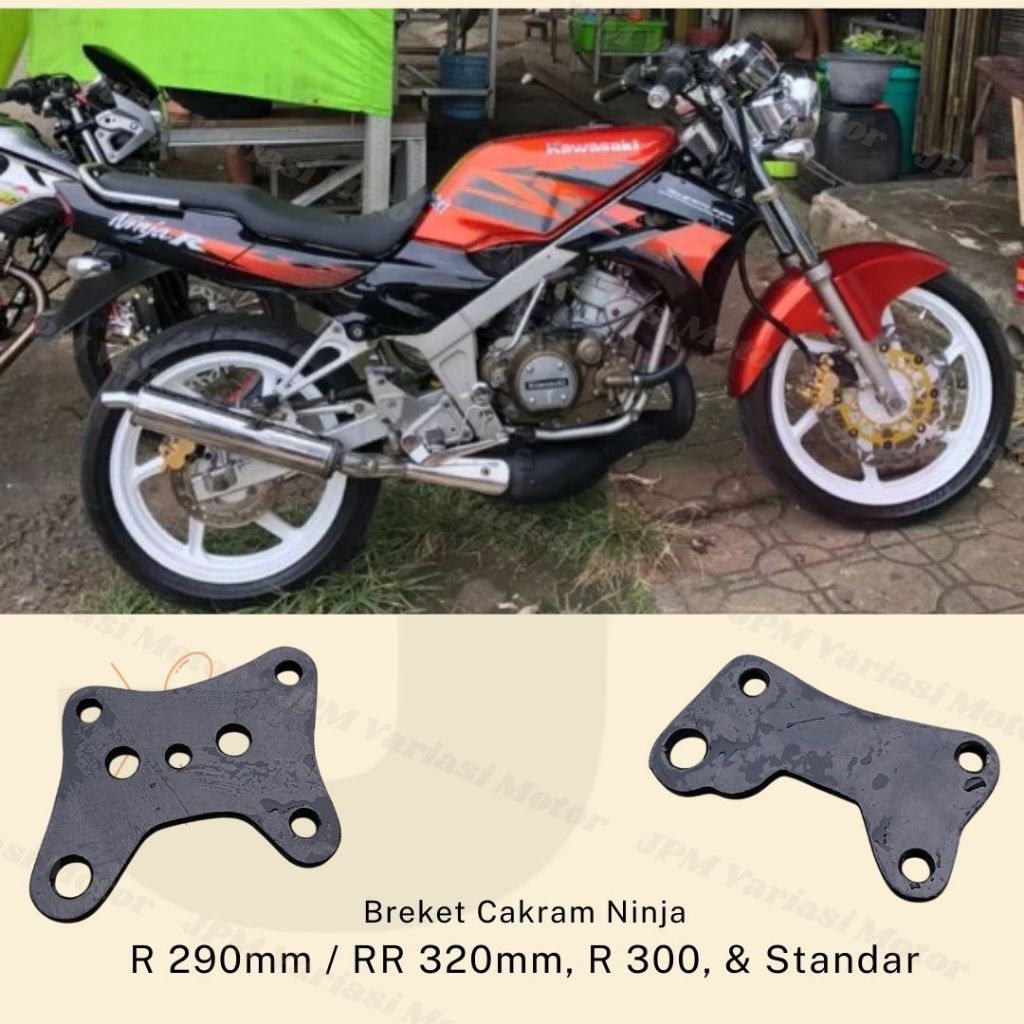 Jual Bracket Cakram Depan Ninja R SS 290 300 320 RR 320 Standar Bracket ...