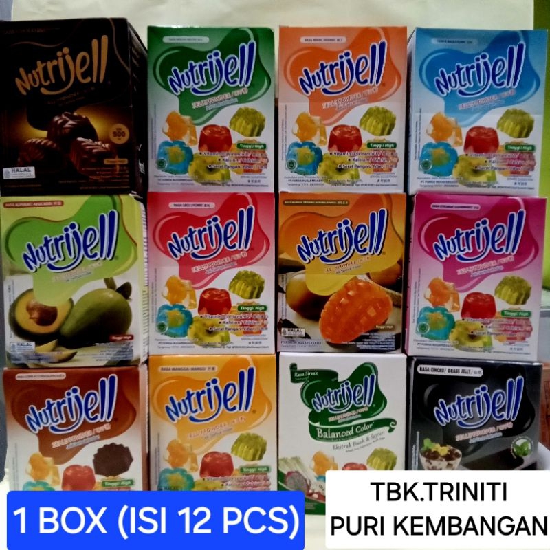 Jual Nutrijel Jelly Berbagai Rasa 1Box ( Isi 12 Pcs ) | Shopee Indonesia