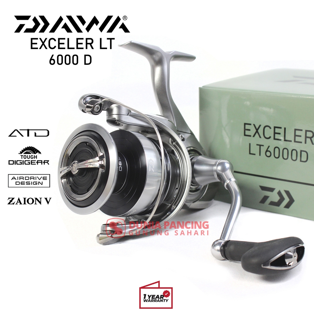 Jual Reel Spinning Daiwa Exceler 23 LT 1000-6000 | POWER HANDLE | BEST ...