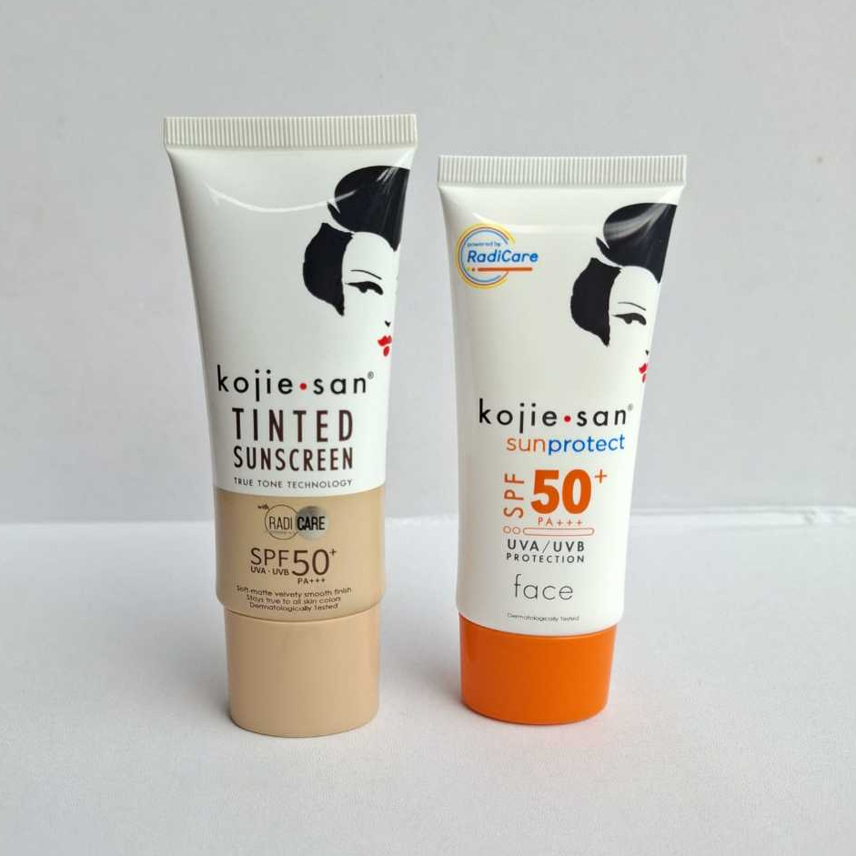 Jual Kojiesan Tinted Sunscreen SPF 50+ PA+++ UVA/UVB 50g & Kojie.san Sunprotect SPF 50+ PA ...