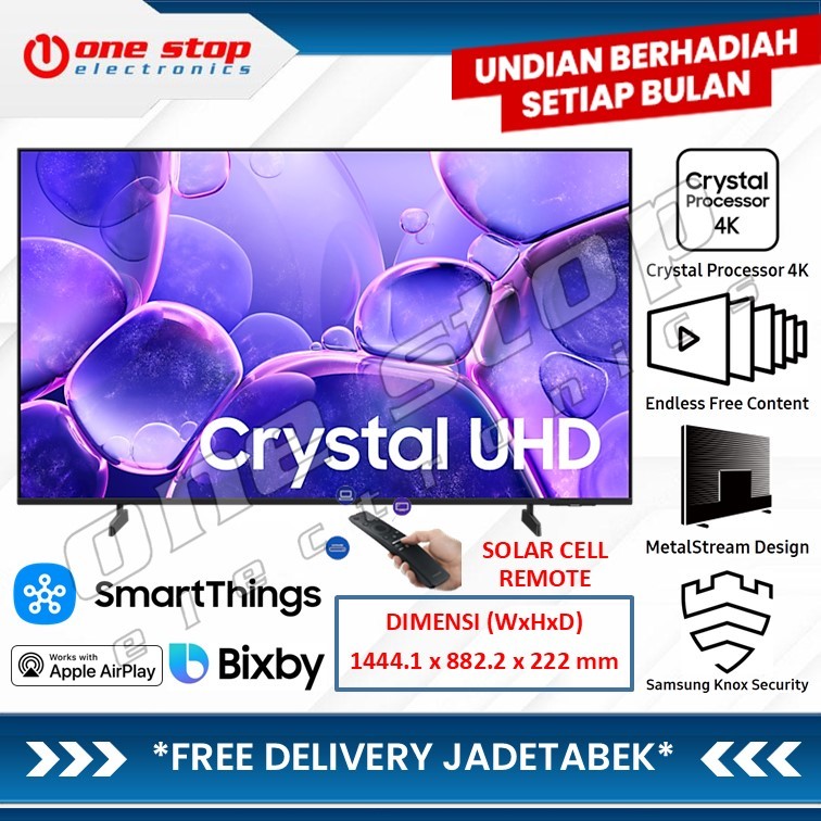 Jual SAMSUNG 65U8000F / 65U8000 / UA65U8000FKXXD CRYSTAL UHD 4K Tizen ...