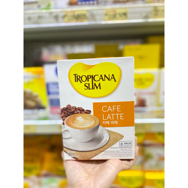 Jual Tropicana slim Cafe Latte isi 10 sachet kopi bebas gula pasir ...