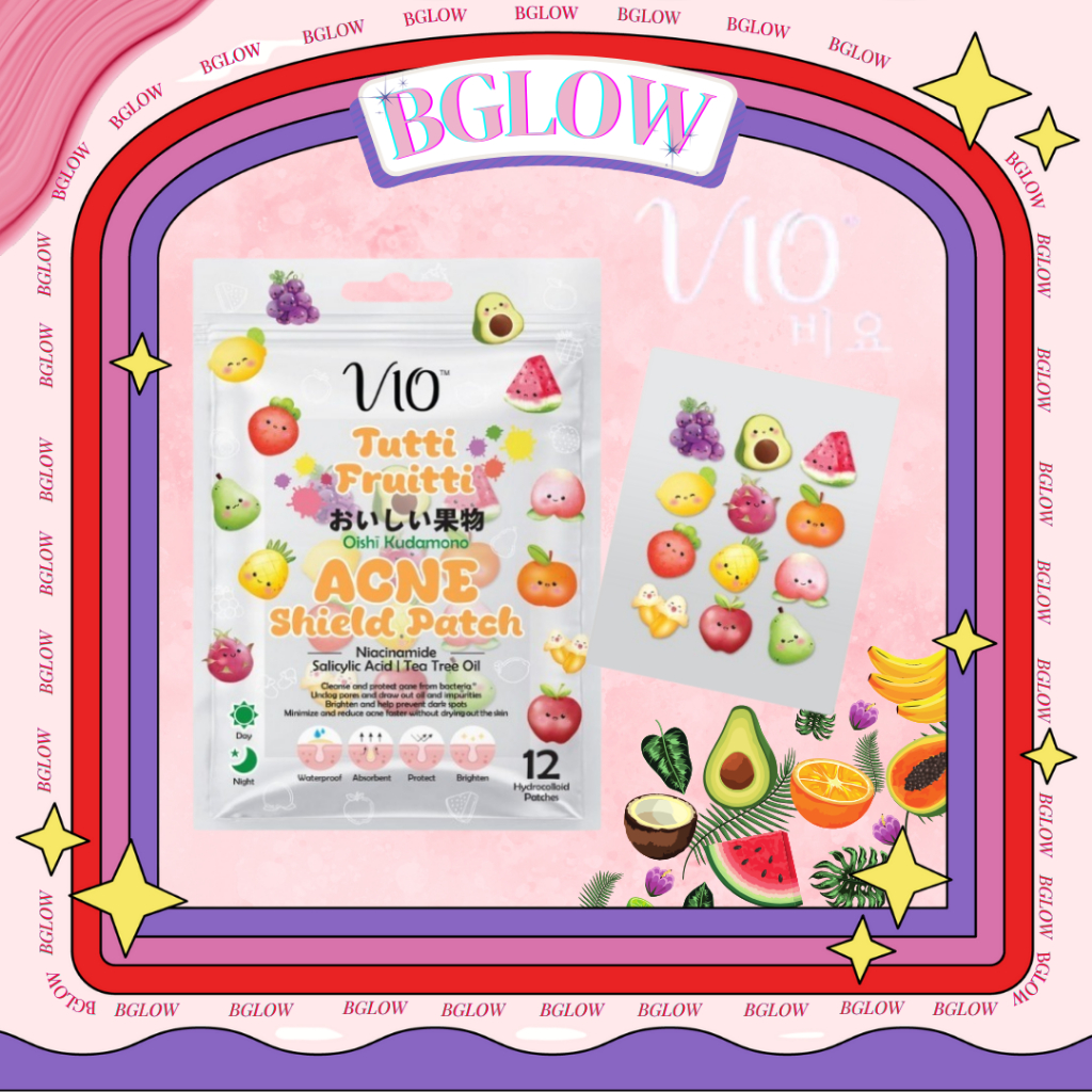 Jual VIO ACNE PATCH Character Tutti Fruitti karakter buah buahan lucu ...
