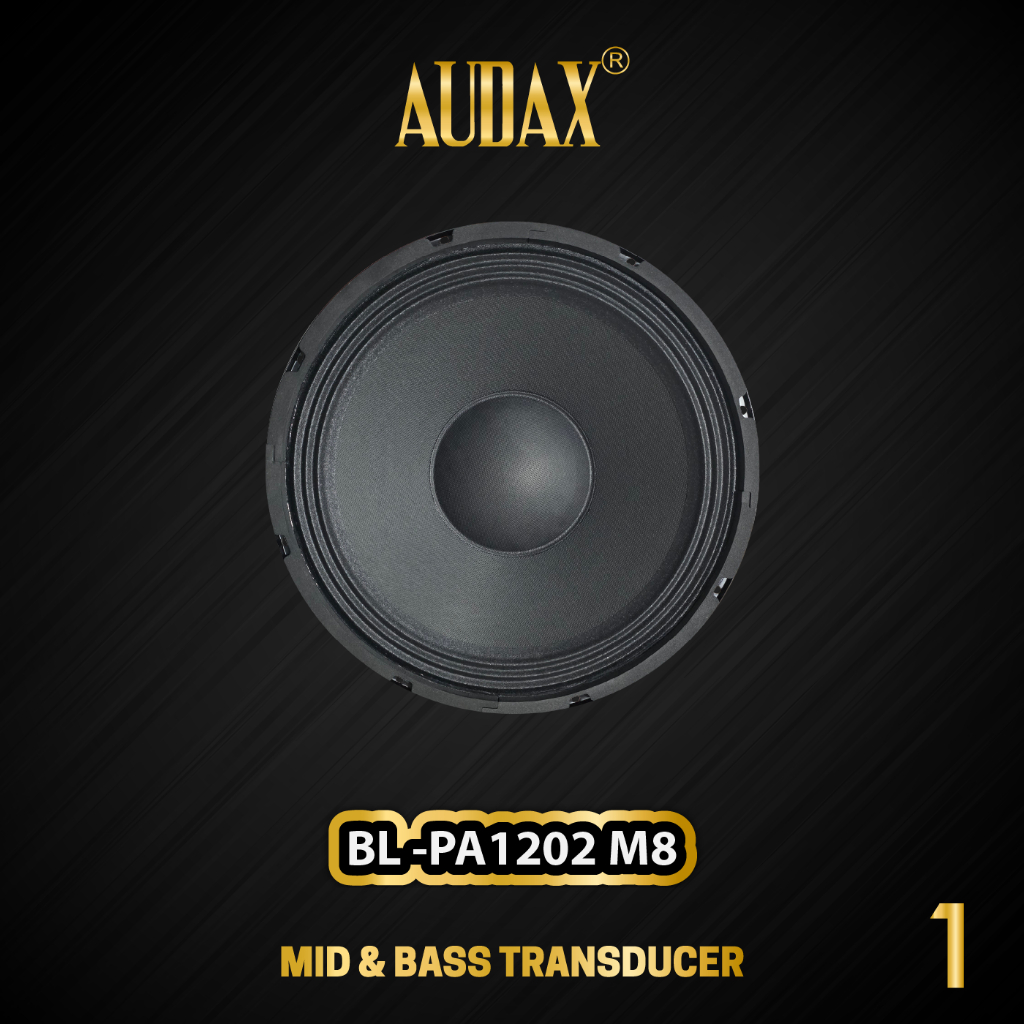 Jual Audax - Speaker Pasif 12" Bell BL-PA 1202 M8 Mid & Bass Transducer ...
