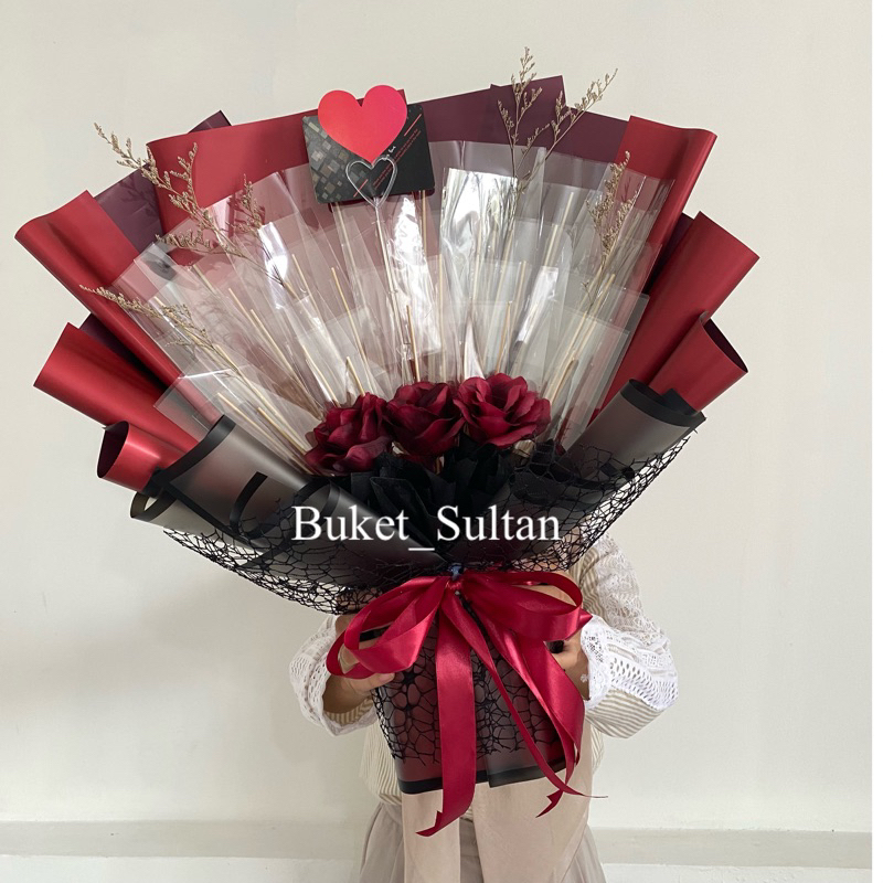 Jual BUKET UANG KOSONG jumbo 40 50 lembar TIDAK PO! bisa kirim hari inj ...