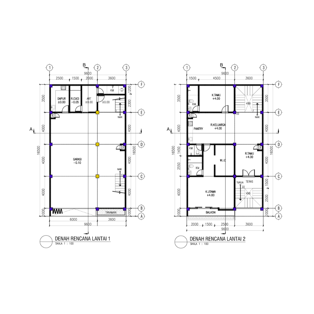 Jual Gambar Denah Rumah Bangunan 2D Site Layout Desain Arsitek | Shopee ...