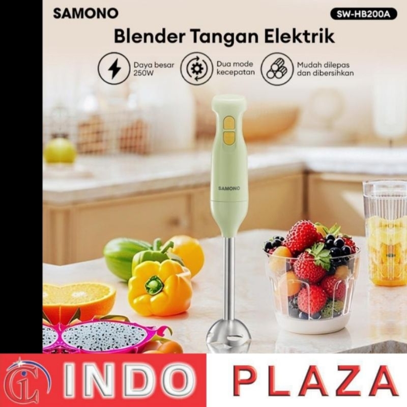 Jual SAMONO BLENDER TANGAN ELEKTRIK STAINLESS STEEL SW-HB200A | SAMONO ...