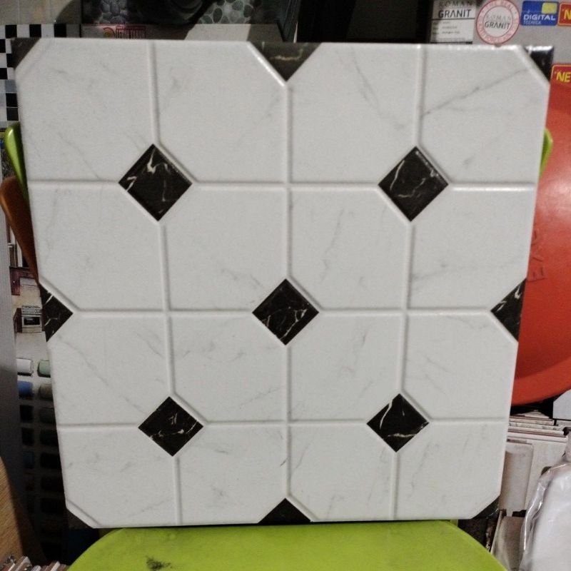 Jual keramik kia poland white kesat 40x40 kw 1 | Shopee Indonesia