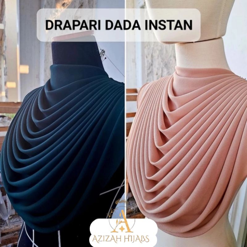 Jual Drapery Instan Hijab Set Malasia/Hijab Drapery Depan Ter-Pisah ...