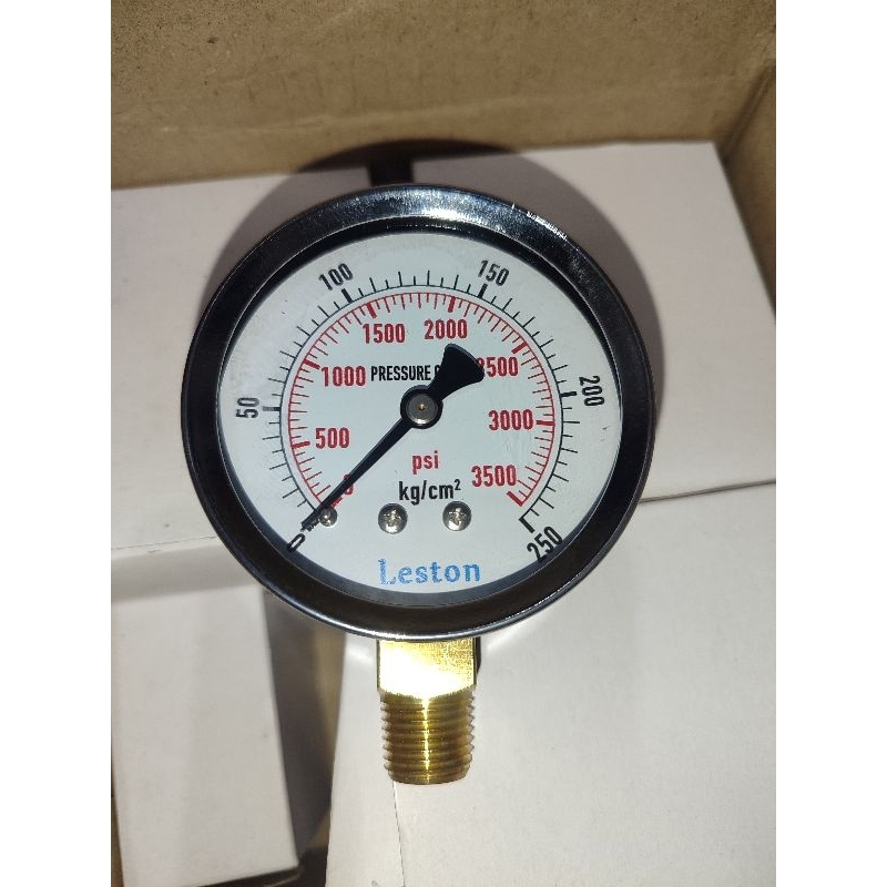 Jual PRESUR GAUGE 2,5 inch 250kg 3500 PSI | Shopee Indonesia