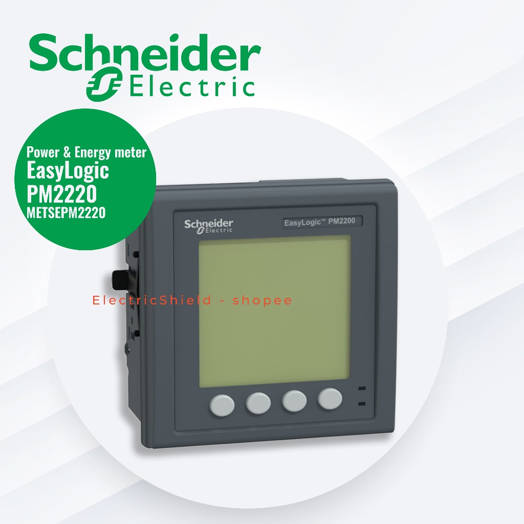 Jual METSEPM2220 - Power & Energy meter up to 15th H LCD RS485 class 1 ...