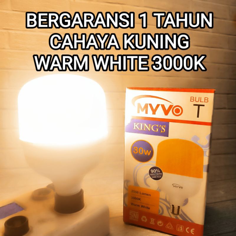 Jual MYVO KINGS LAMPU LED CAPSULE 30W KUNING WARM WHITE 3000K 30 WATT ...