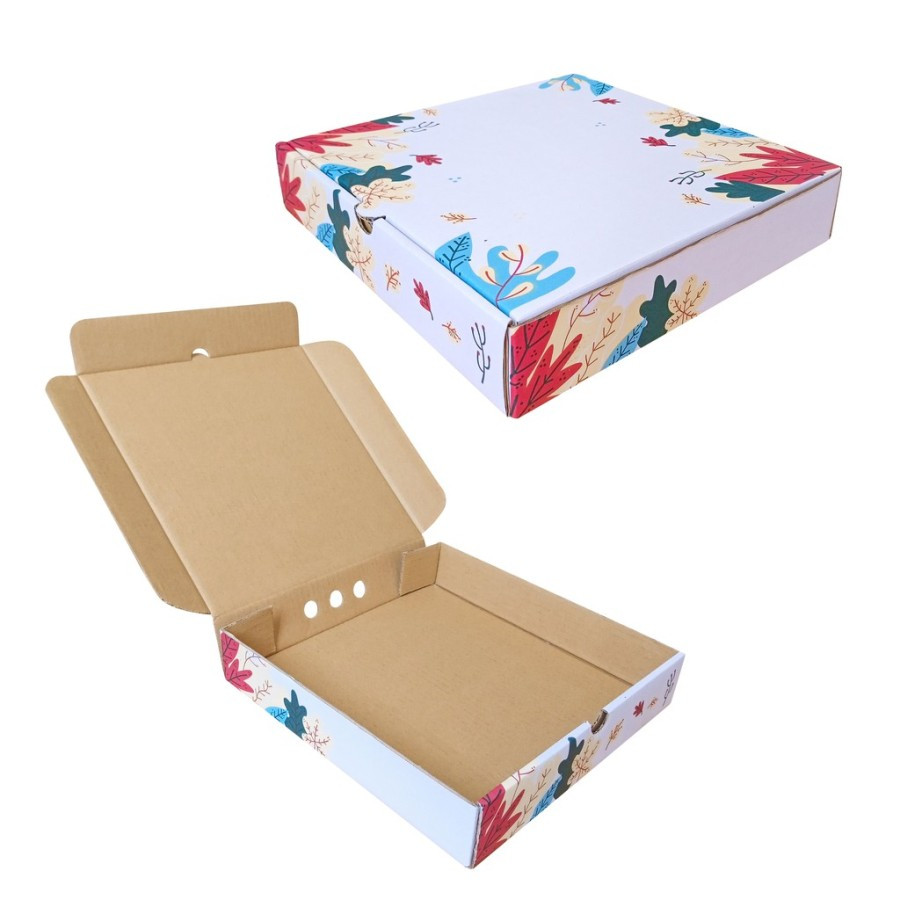 Jual Kardus Parcel Lebaran 4 toples kue kering 250gram ukuran 25x25x5cm ...