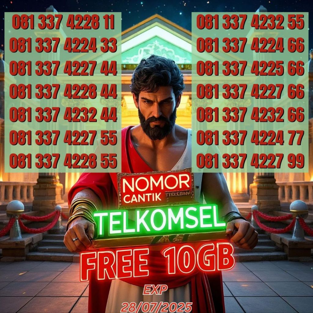 Jual Nomor Cantik Telkomsel Seri 081 337 422 XXX Bonus 10GB Harga 26ribu | Shopee Indonesia