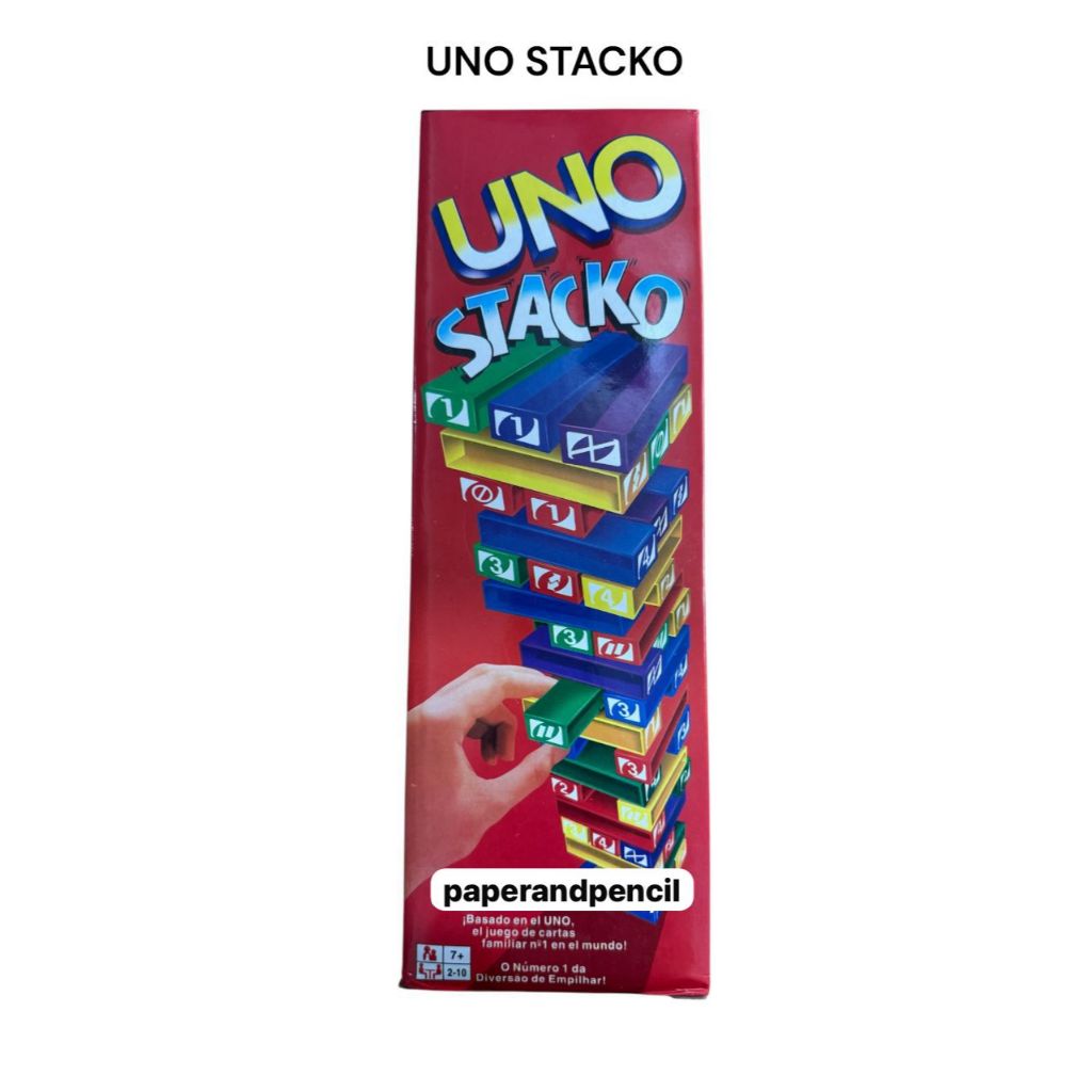 Jual Uno0 Stacko / Mainan Stacko Balok Susun / Interaktif Board Game ...