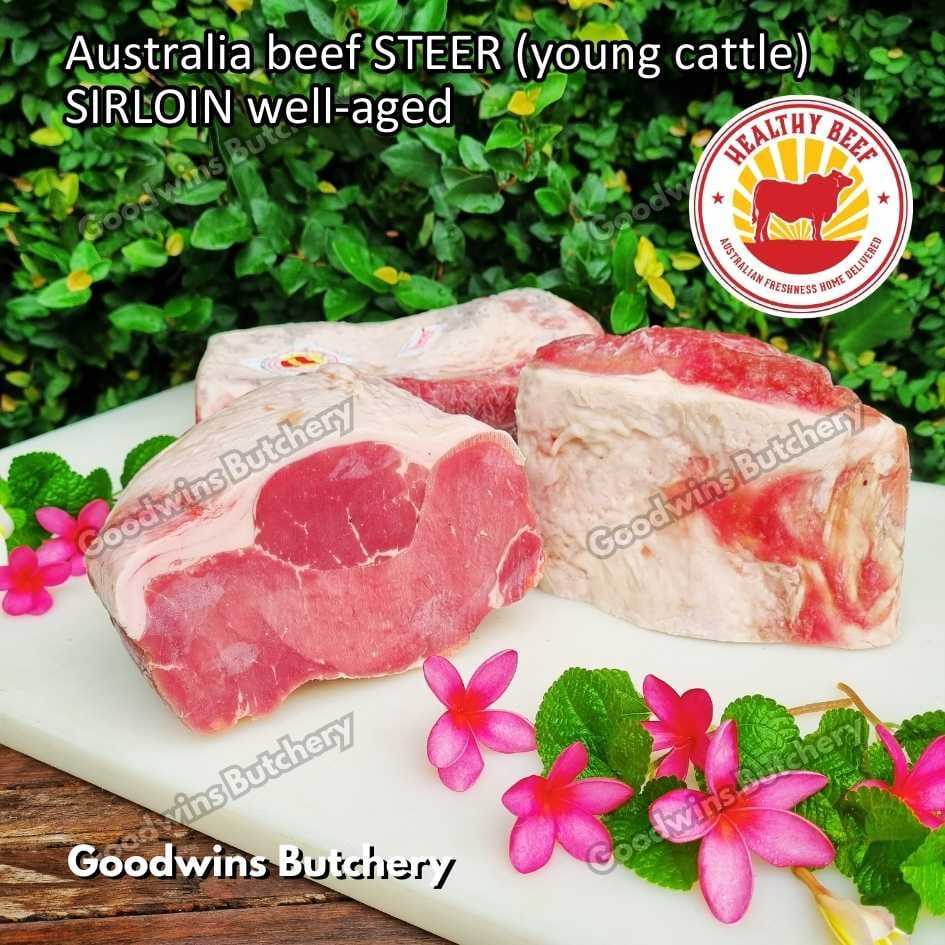 Jual Beef SIRLOIN Australia STEER (young cattle) Healthy Beef aged ...