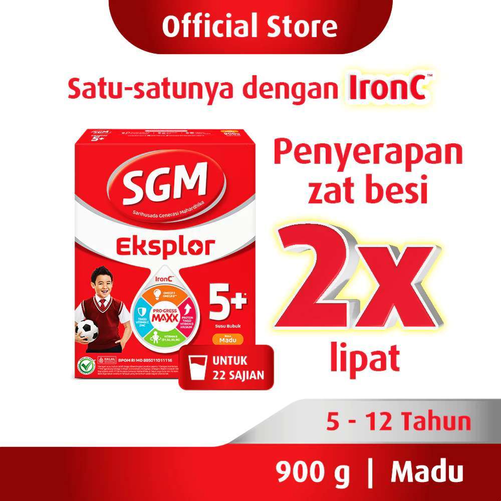 Jual SGM 5+ MADU 900 GR - RAJA SUSU | Shopee Indonesia