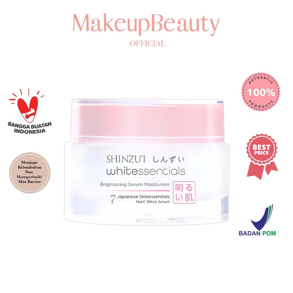 Jual SHINZUI Whitessentials Brightening Serum Moisturizer 30gr | Shopee ...
