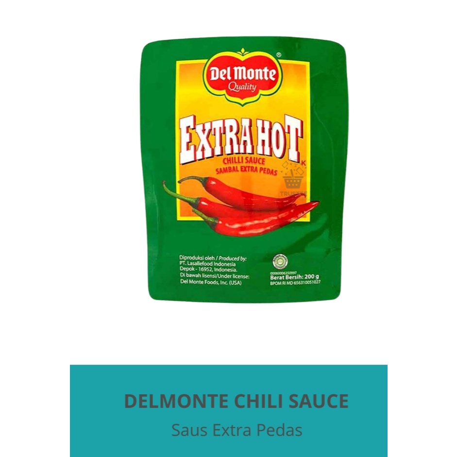 Jual Delmonte Saus Tomat Ketchup 200gr Saos Sambal Extra Hot Chilli ...