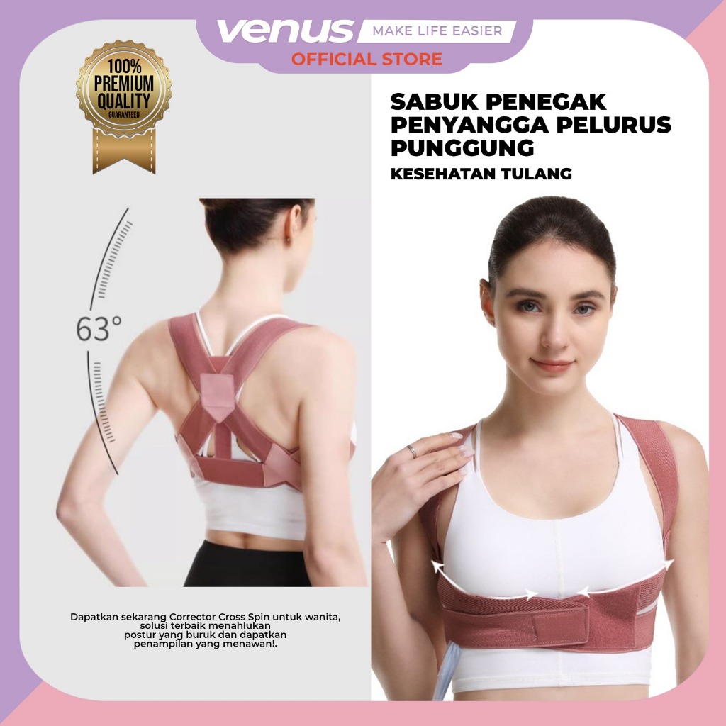 Jual VENUSJKT - Sabuk Penegak Badan & Penyangga Punggung Bungkuk ...