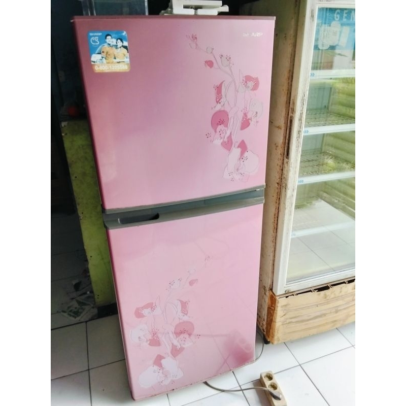 Jual kulkas second 2pintu merk sharp | Shopee Indonesia