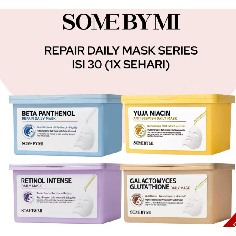 Jual SOME BY MI DAILY MASK isi 30sheet | Shopee Indonesia