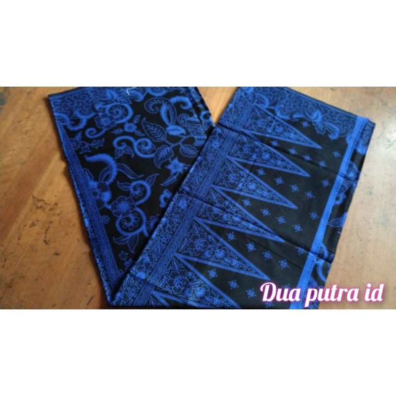Jual BAHAN BATIK BADUY / KAIN BATIK BADUY MOTIF GUCCI BIRU UKR 2X1M ...