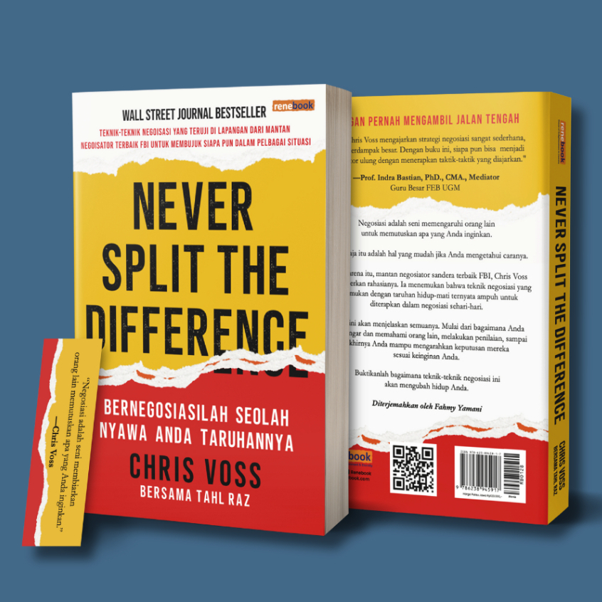 Jual Buku Never Split the Difference - Chris Voss Bersama Tahl raz ...