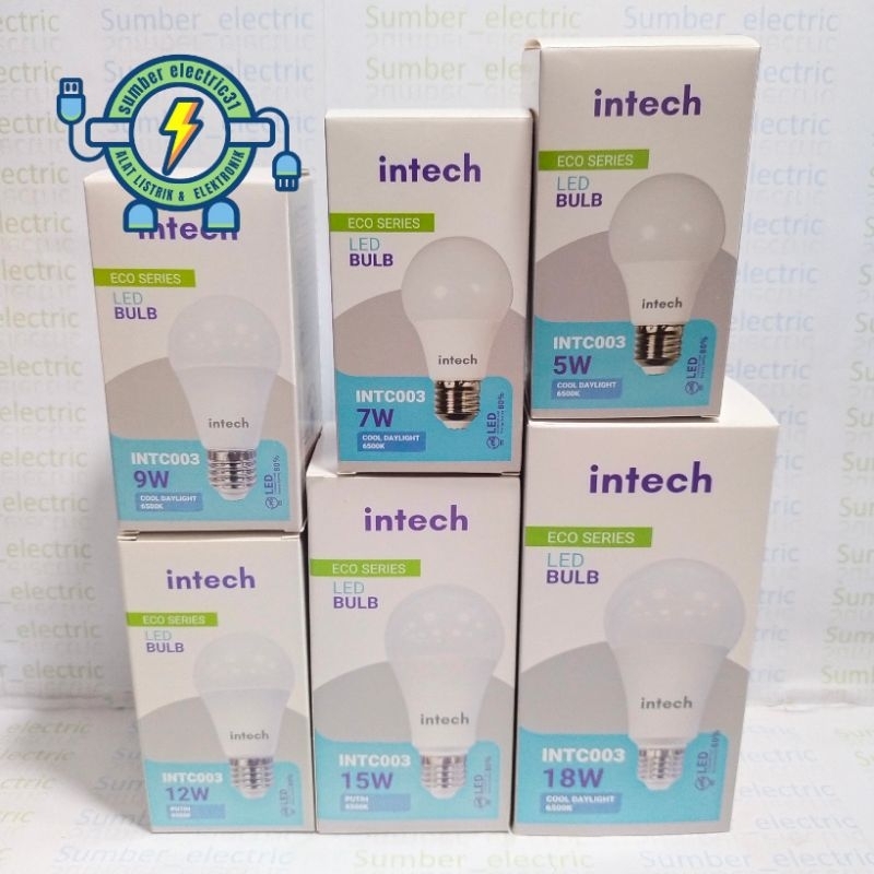 Jual lampu LED INTECH by INLITE 5w 7w 9w 12w 15w 18w | Shopee Indonesia