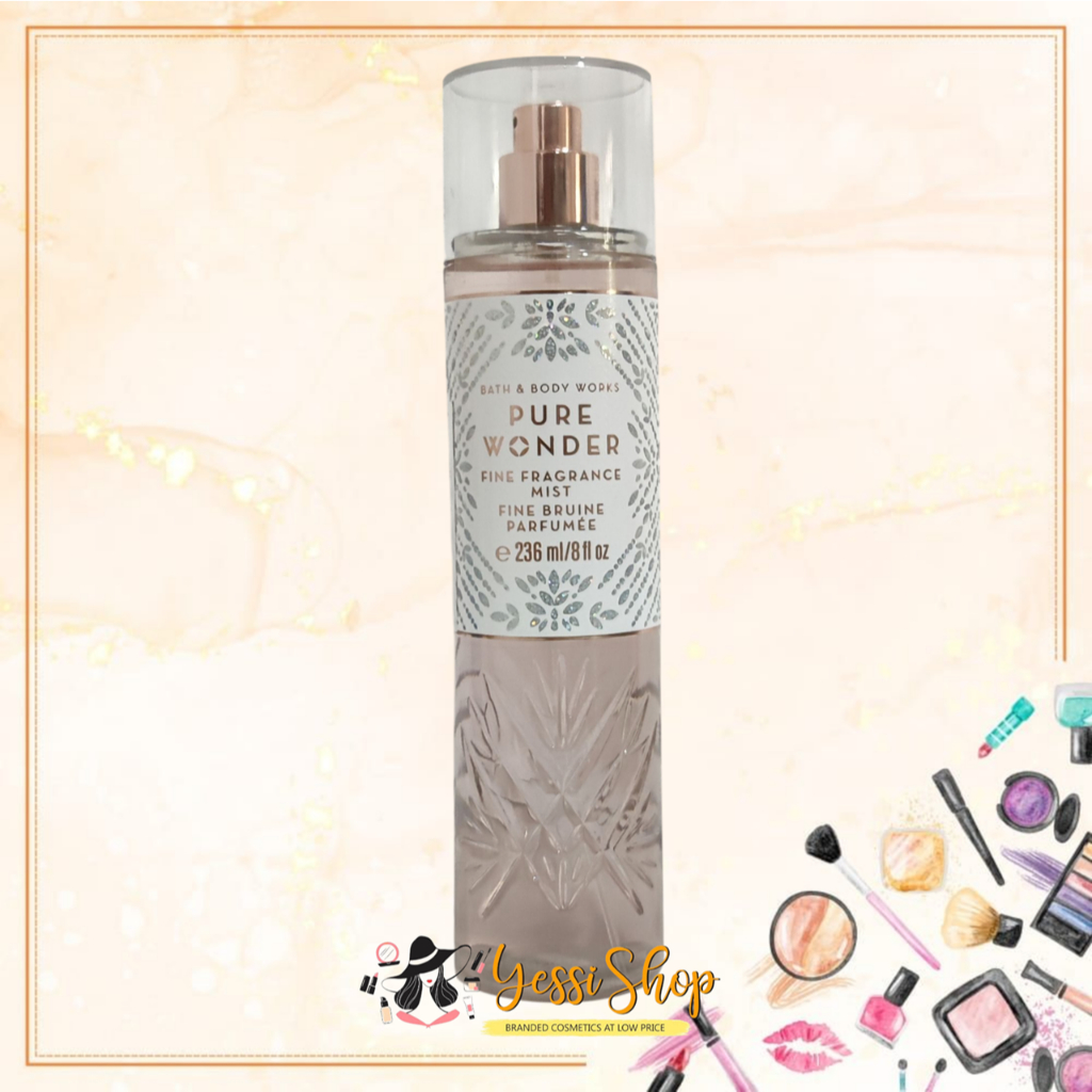 Jual BATH & BODY WORKS PURE WONDER FINE FRAGRANCE MIST 236ML | Shopee ...
