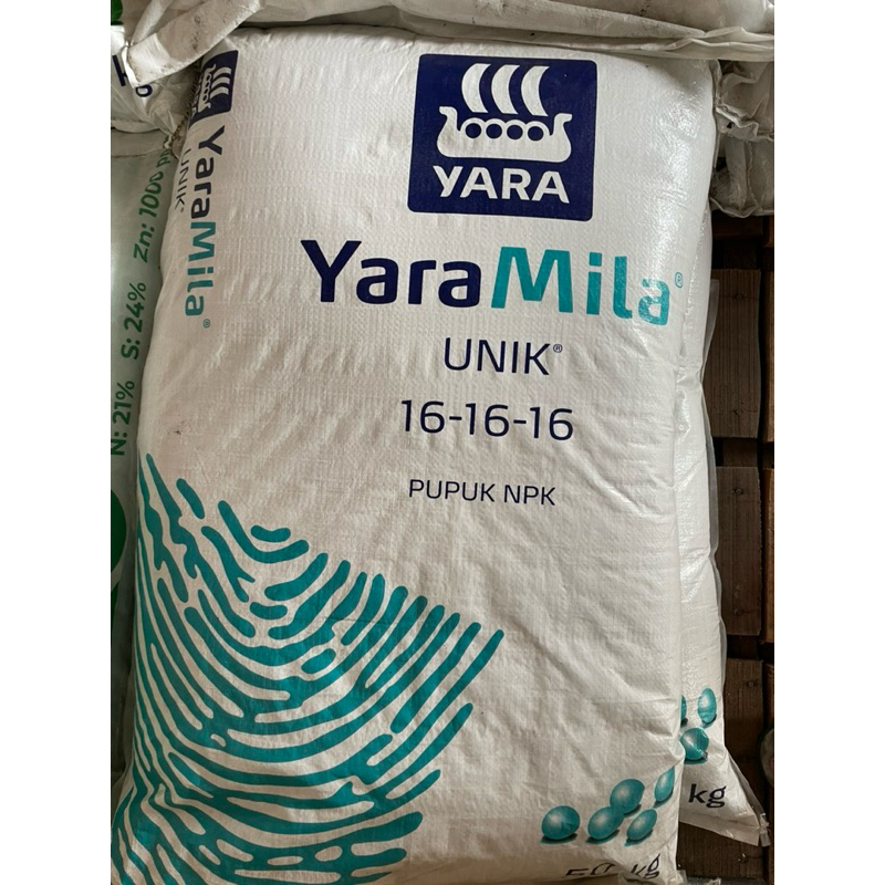 Jual pupuk npk 16 16 16 yara mila unik kemasan 50kg pupuk npk original ...