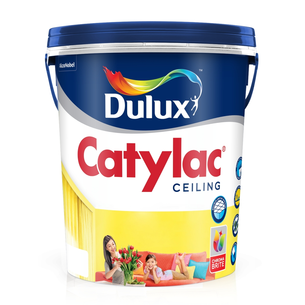 Jual CAT PLAFON DULUX CATYLAC CEILING WHITE - 25 KG | Shopee Indonesia