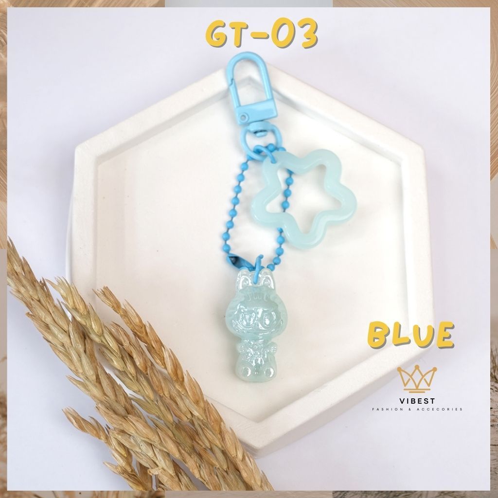 Jual Labubu Mini Strap Chain/ Bag Charm/ Keychain Gantungan Tas Rantai ...