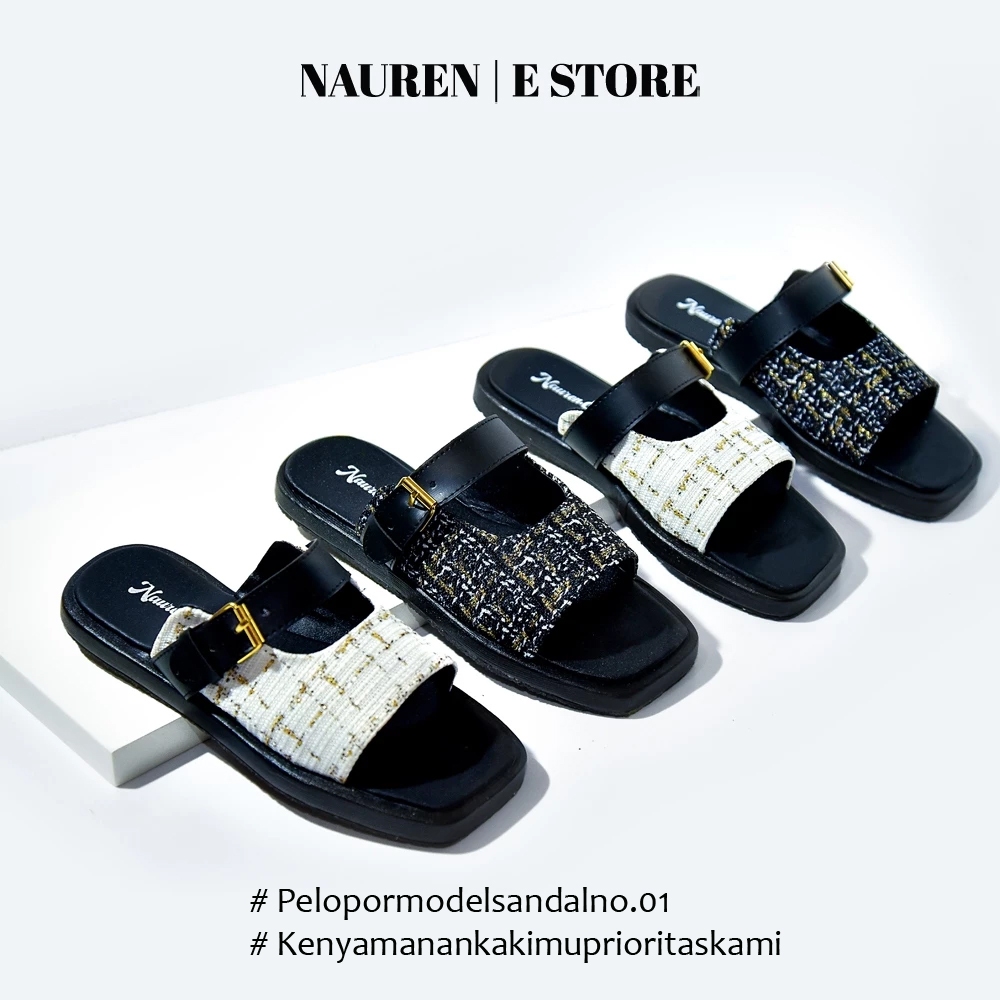 Jual RARA Sendal Wedges Sandal platform Wanita kekinian Rajut Gesper ...