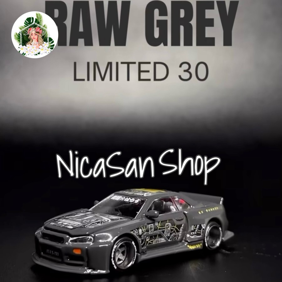 Jual MINI GT KAIDO HOUSE Nissan Skyline R34 Custom MIZU DIECAST Raw ...