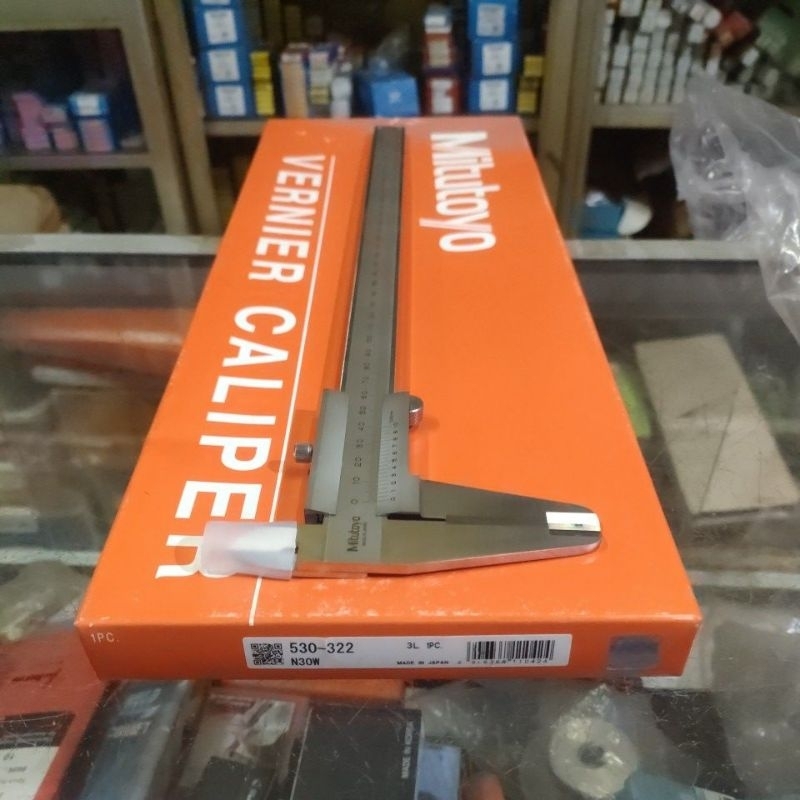Jual Mitutoyo 530-322 N30W Vernier Caliper 0-300mm 0,05mm MADE IN JAPAN ...