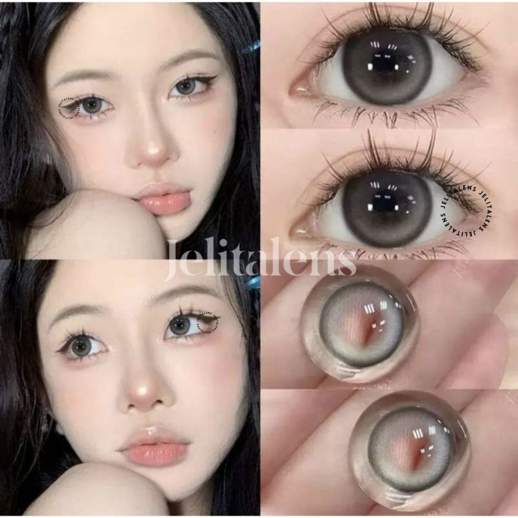 Jual J7 Softlens Abu-Abu Grey Natural Korean Look 14 MM Normal Minus ...