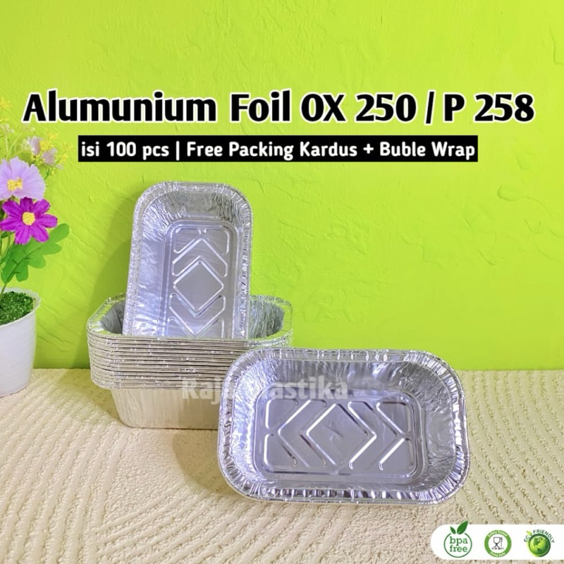 Jual [100pcs] Alumunium Foil OX 250 / P258 | Shopee Indonesia