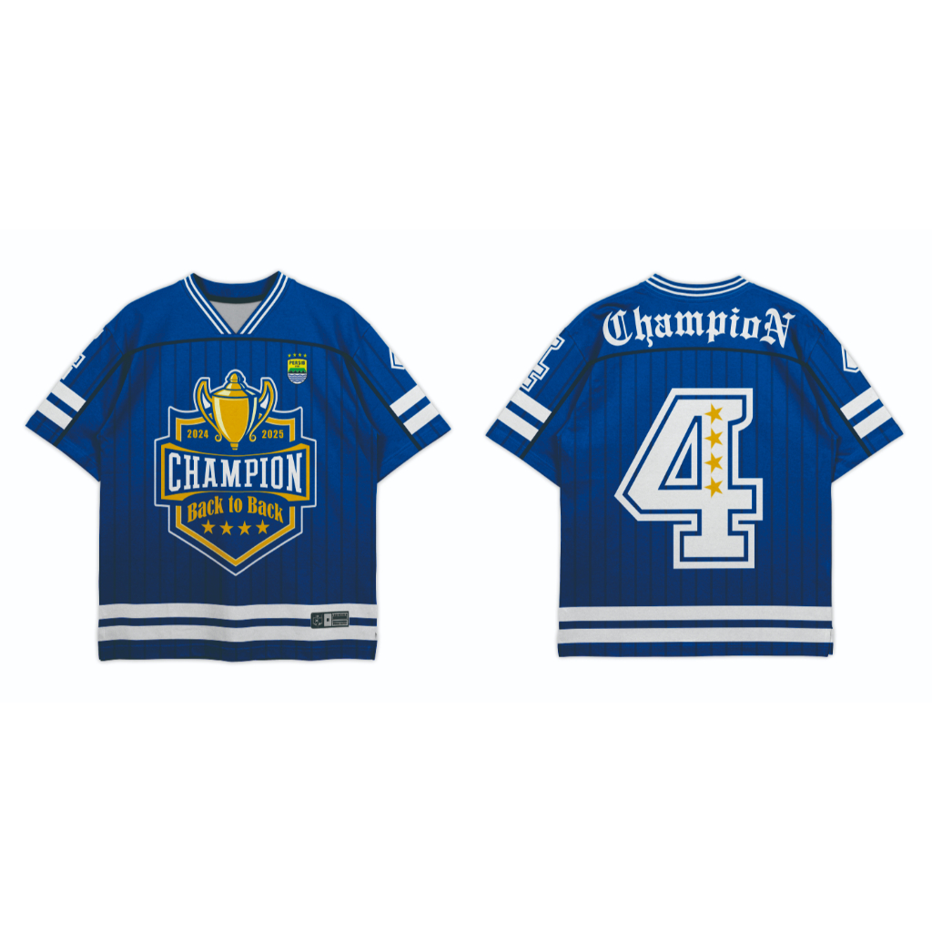Jual Jersey Kaos PERSIB Bandung Juara 2025 Baju PERSIB Champions Anak 1 ...