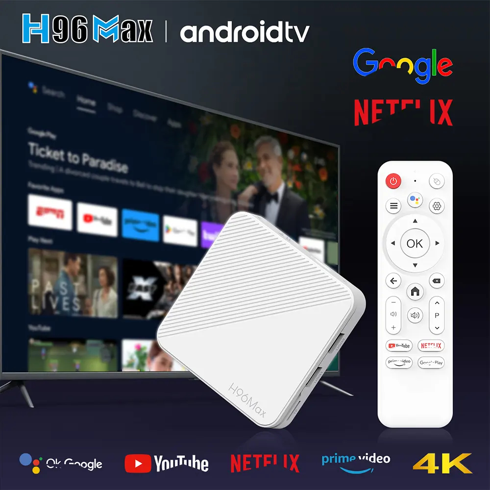 Jual Android TV Box H96 MAX 4GB 64GB Bluetooth Miracast 4K STB Android ...
