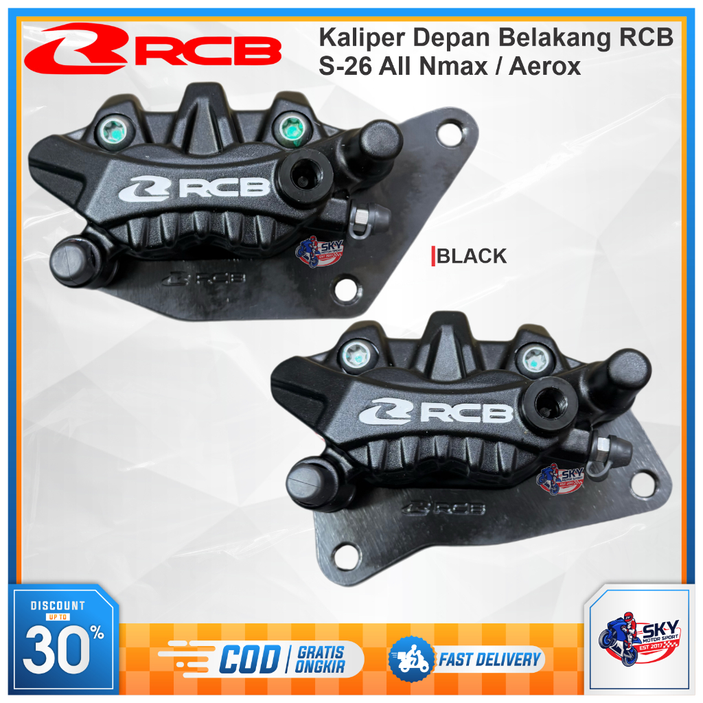 Jual Kaliper Set Depan Belakang RCB S26 All Nmax Old / New / Neo ...