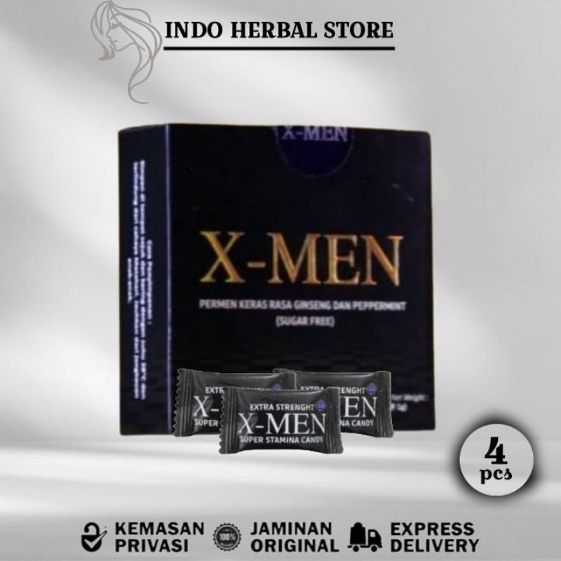 Jual X-men Candy | Permen Xmen Premium Stamina Original Pria 1 Kotak ...