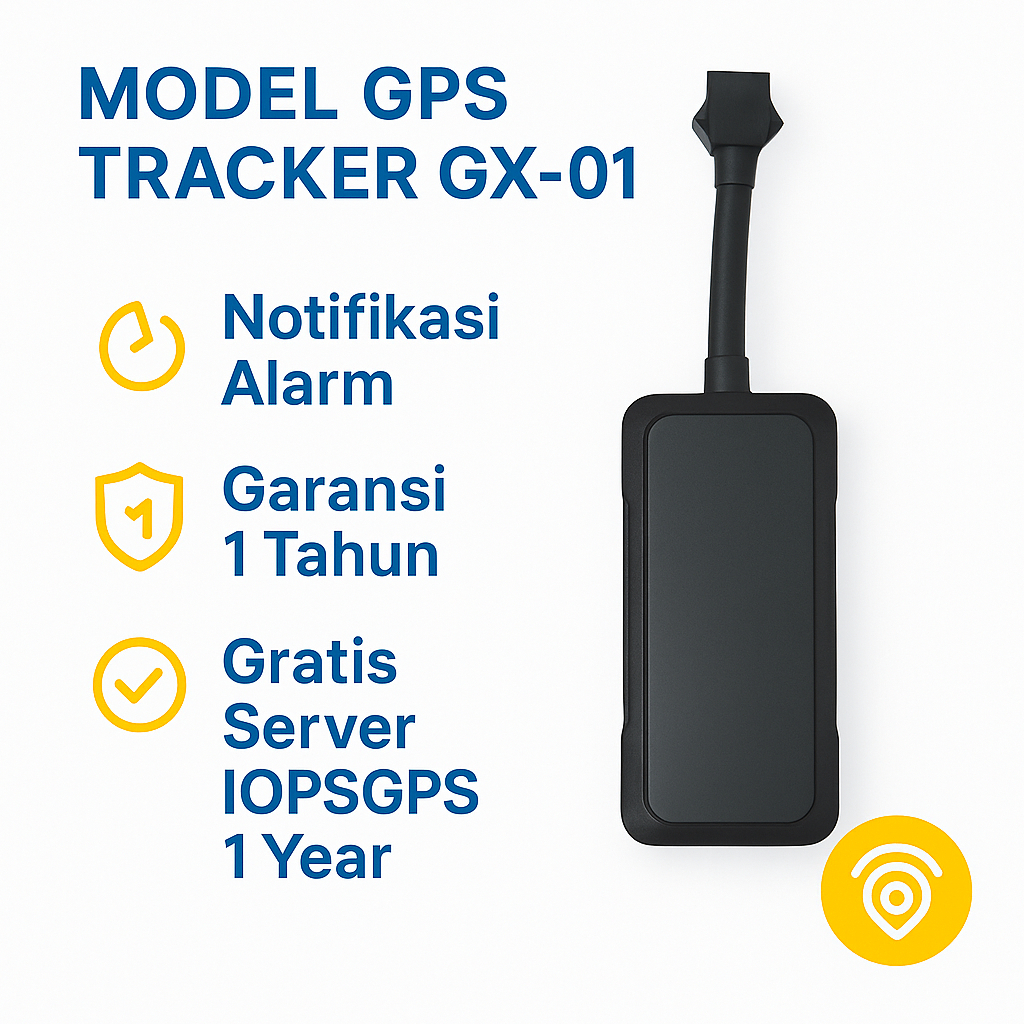 Jual GPS Motor GX-01 Tanpa Relay+Server IOPGPS/Trackerone 1 Year ...