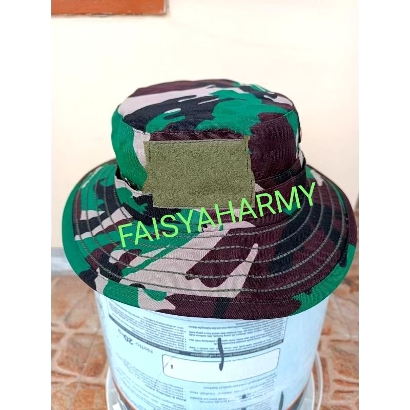 Jual TOPI RIMBA LORENG MALVINAS VELBED BALOTELI | Shopee Indonesia