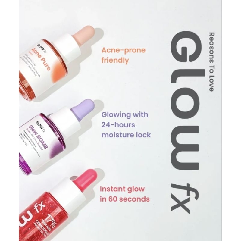 Jual GLOW FX SERUM GLOW BOMB 19% GLOW BOOSTER SERUM - GLOW FX ACNE PURE ...