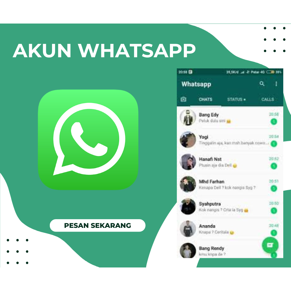 Jual AKUN W@ WHATS...APP READY MURAH AMAN AWET BERGARANSI | Shopee ...