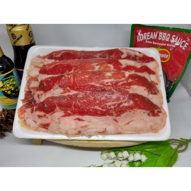Jual Beef Slice PREMIUM/daging slice/us shortplate/beef slice yoshinoya ...