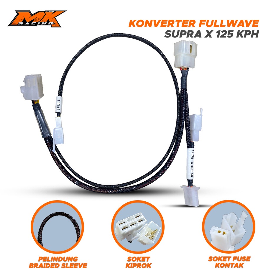 Jual MK Racing Kabel Konverter Fullwave Supra X 125 / Karisma KPH SERAT ...